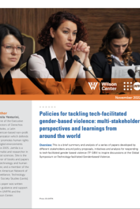 Technology-facilitated Gender-based Violence: Rights-based Regulation | Wilson Center